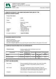 SAFETY DATA SHEET - UK