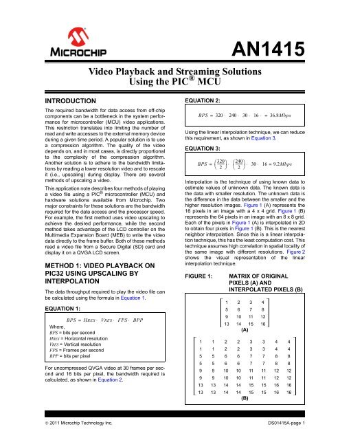 Application Note - Microchip Application Note - Microchip