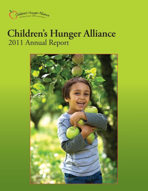 Annual Report 2011 - Children's Hunger Alliance