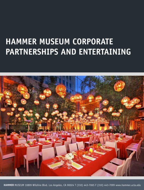 Event Information - Hammer Museum - UCLA