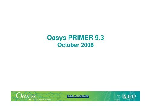 Oasys PRIMER 9.3 - Oasys Software