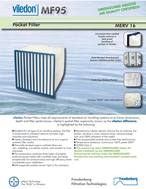 MF95 - Freudenberg Filtration Technologies