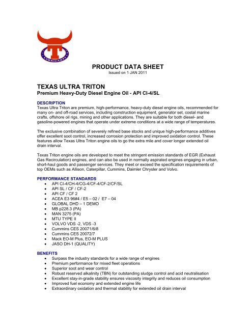PRODUCT DATA SHEET