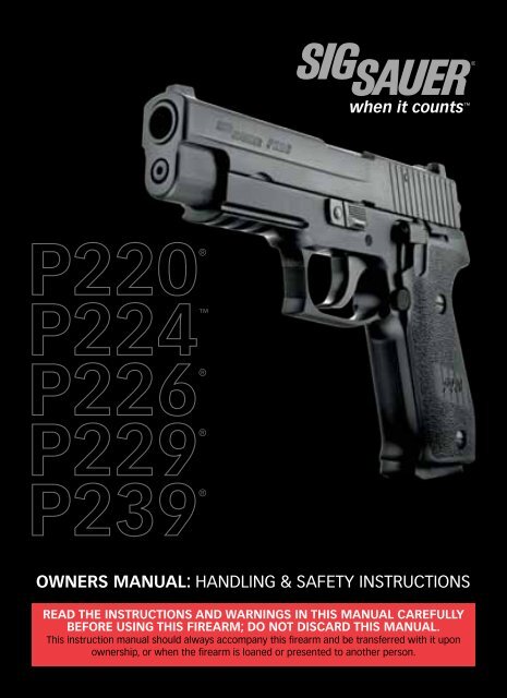 Sig Sauer P239 Light Primer Strike | Shelly Lighting