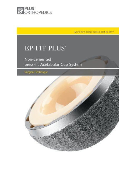 EP-FIT PLUSÂ® - CMM SL