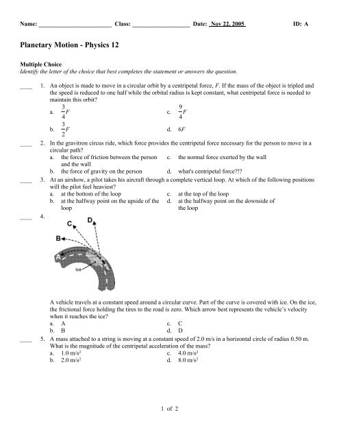 ExamView Pro - circ3.tst