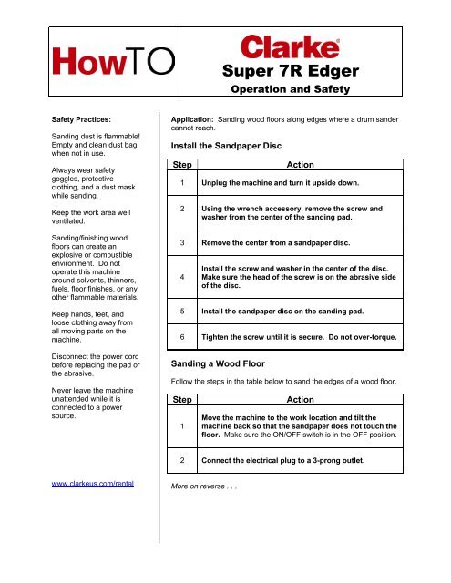 Super 7R Edger - Clarke