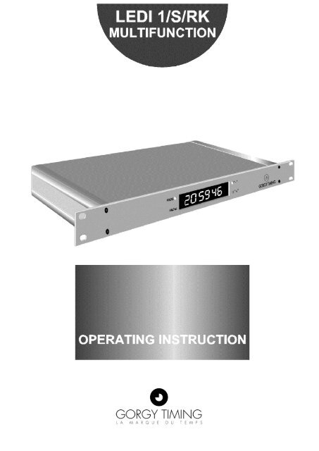 warning - Gorgy Timing