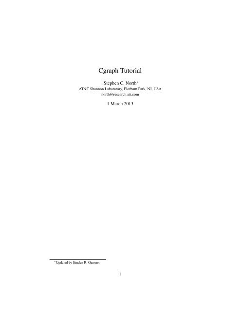 Agraph Tutorial Graphviz