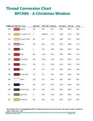 Isacord to BFC Poly Conversion Chart - BFC-Stash