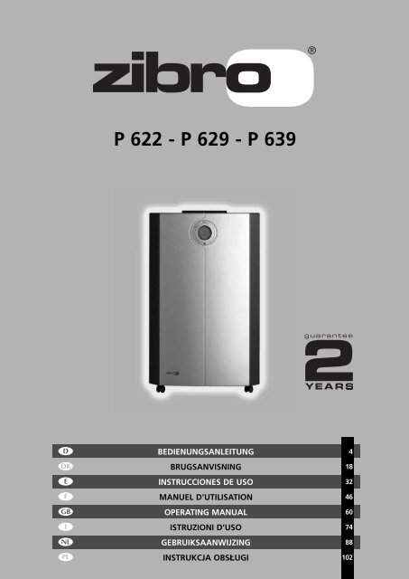 P 622 - P 629 - P 639 - Zibro