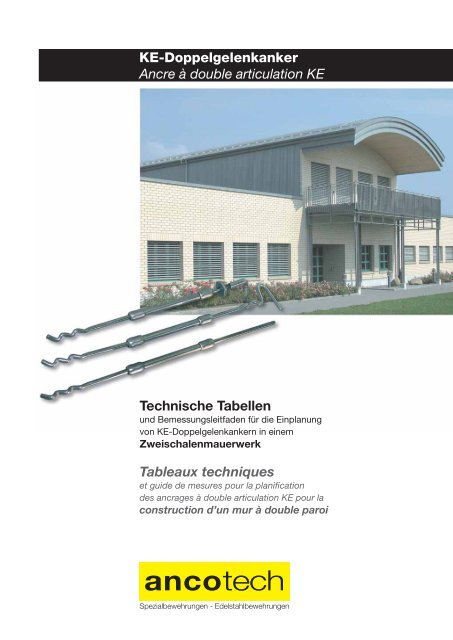 Ancre à double articulation - ancotech AG Schweiz