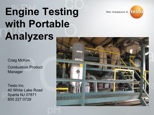 Engine Testing with Portable Analyzers