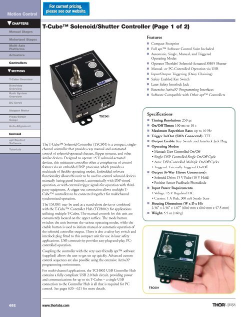 Catalog Page - Thorlabs