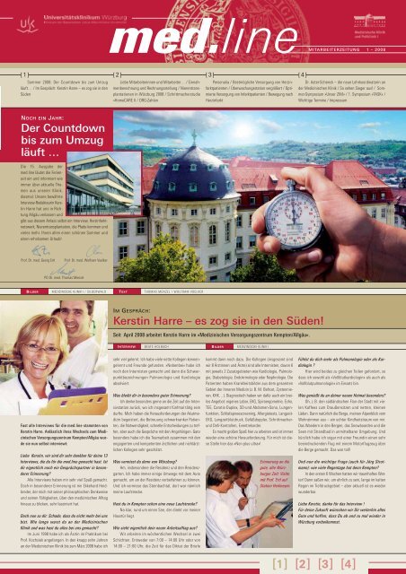 med.line - Medizinische Klinik - Universitätsklinikum Würzburg med.line - Medizinische Klinik - Universitätsklinikum Würzburg
