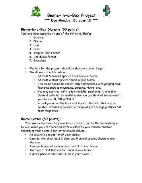 Biome-in-a-Box Project