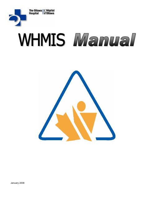 WHMIS Manual - University of Ottawa Heart Institute