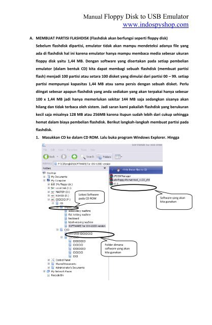 Manual Floppy disk Emulator