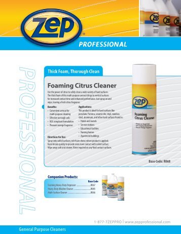 Heavy-Duty Citrus Degreaser - Zep Professional