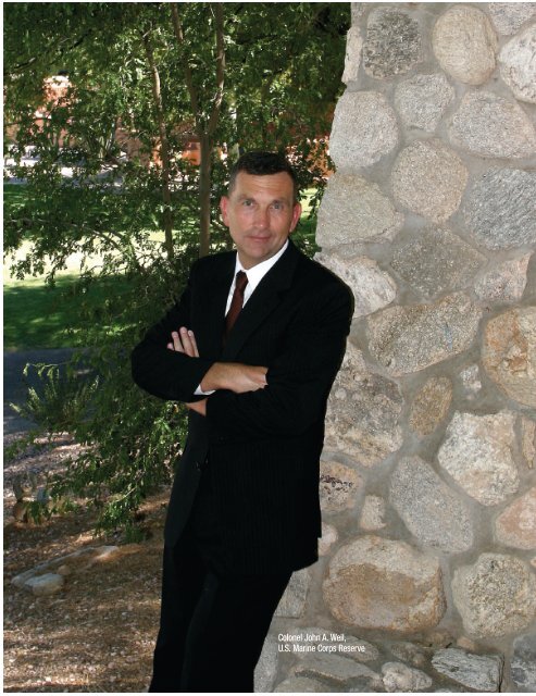Colonel John A. Weil, U.S. Marine Corps Reserve - Lawyers