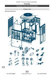 11. exploded views and parts list - Heronhill Air Conditioning Ltd