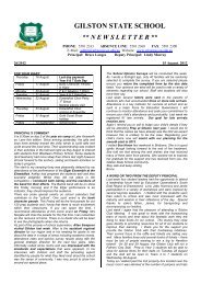 newsletter-2011-10-26 - Gilston State School