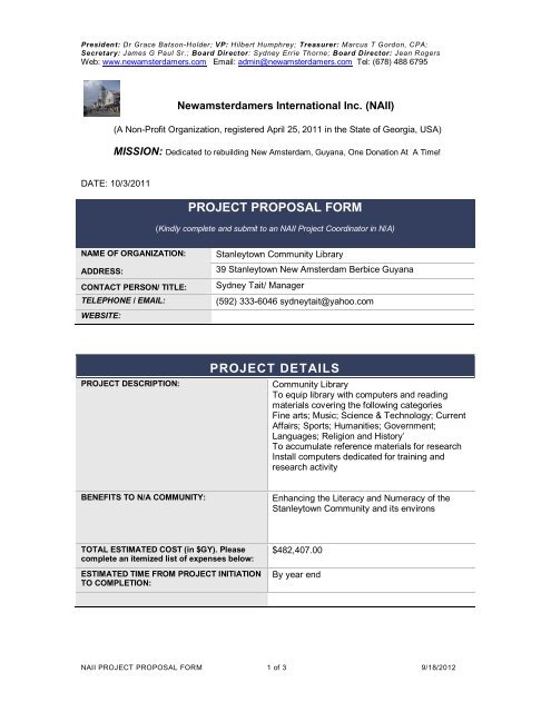 sample of completed project proposal - New-Home-Page