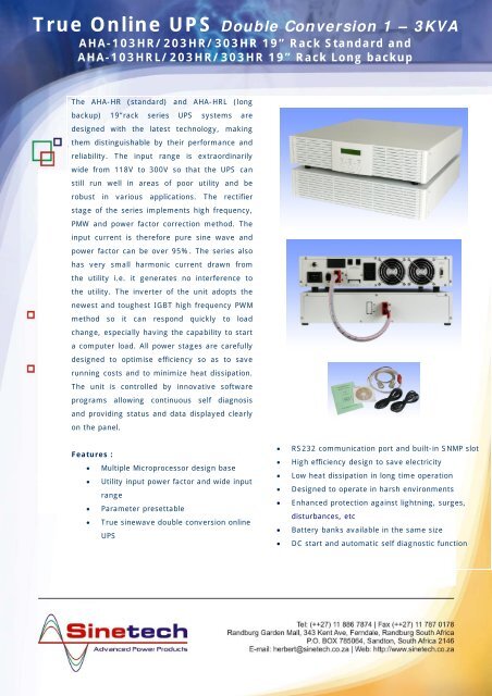 Print Version (261kb) - Sinetech