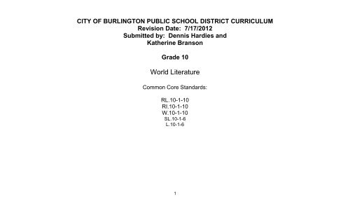 burlington english program