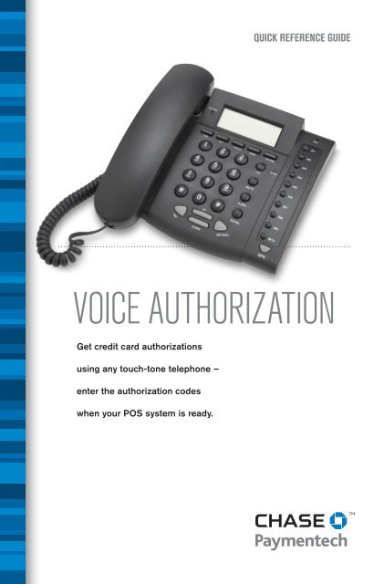 Voice Authorization - Chase Paymentech
