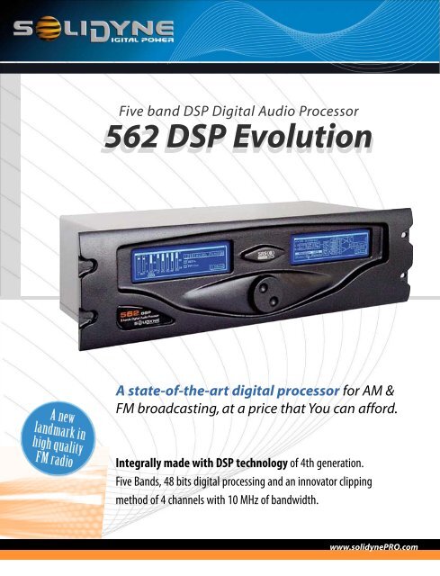562 DSP Evolution - Solidyne