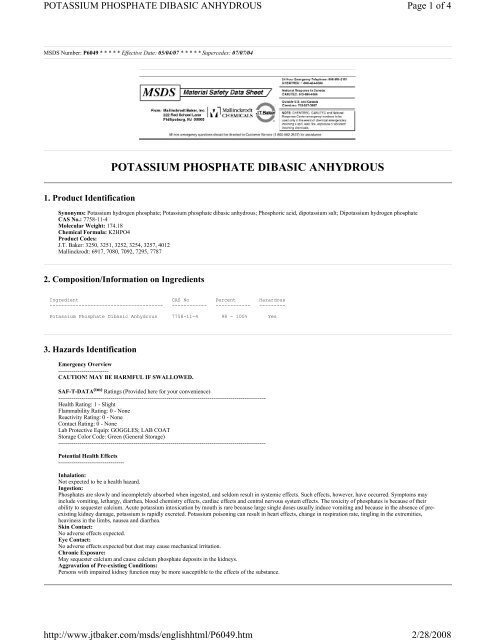 MSDS PDF/D/Dipotassium hydrogen phosphate.pdf