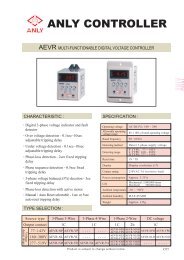 apt-8s weekly programmable timer - Anly Electronics Co., Ltd.