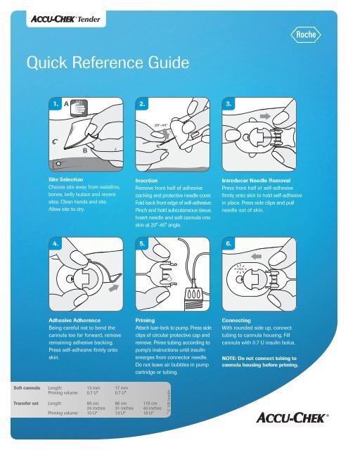 Quick Reference Guide - ACCU-CHEK Insulin Pumps