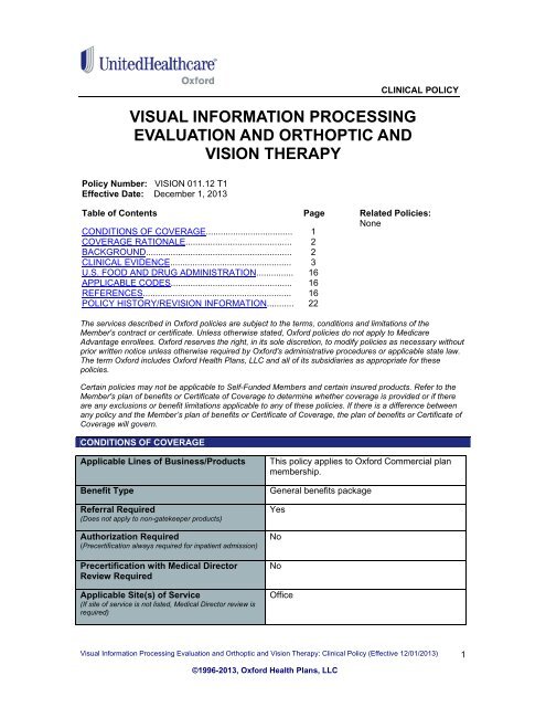 Visual Information Processing Evaluation and Orthoptic and Vision