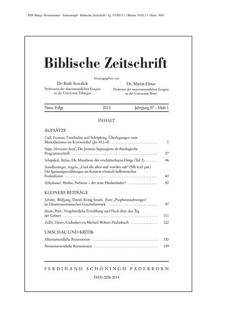 Dr. Ruth Scoralick Dr. Martin Ebner Neue Folge 2013 Jahrgang 57 ...