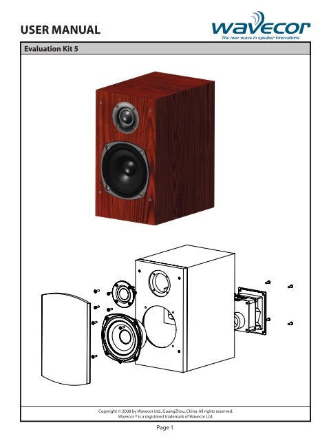 Evaluation Kit 5 USER MANUAL - Wavecor