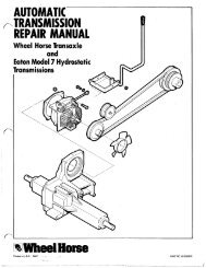 Wheel Horse 315-8 Classic Garden Tractor 60th Anniversary Special