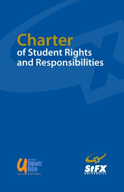 Student Charter - St. Francis Xavier University