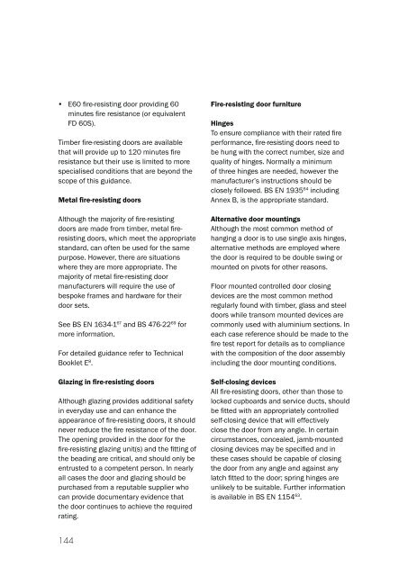 E60 fire-resisting do