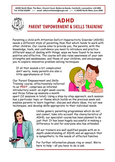 adhd parent 'empowerment & skills training'