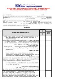 allegato 1 - scheda per l'individuazione dei docenti soprannumerari