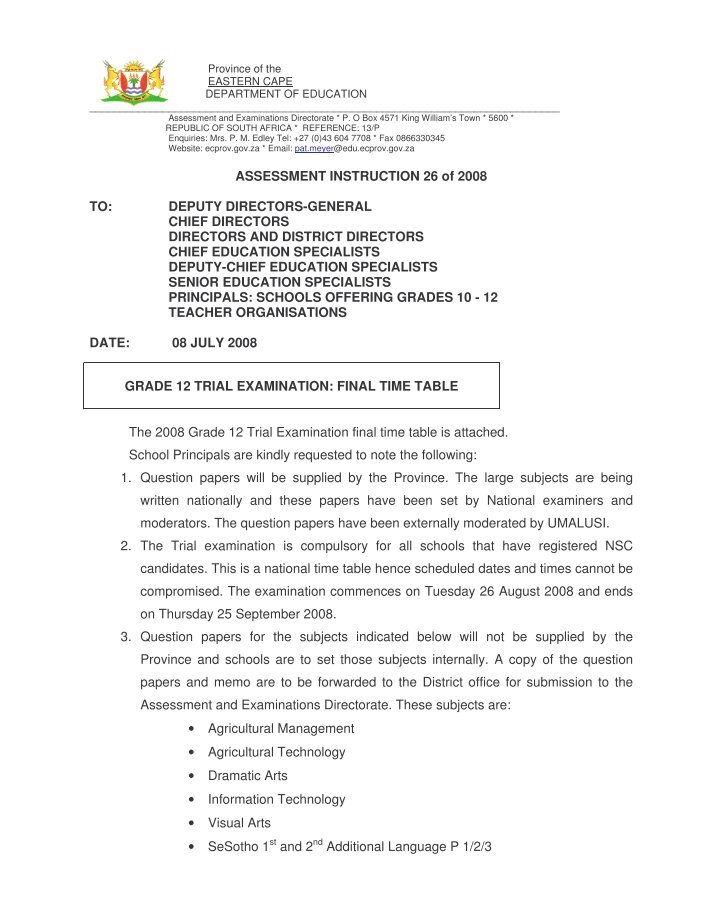 Ecexams.co.za Magazines