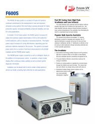 UV Curing Chambers - Fusion UV Systems Inc.
