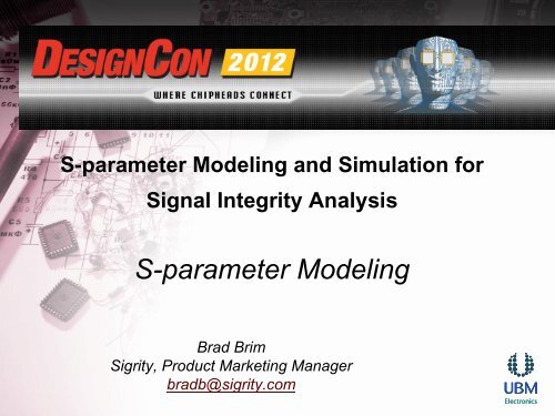 S-parameter Modeling