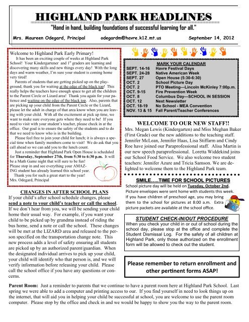 Havre Public Schools Montana Havre Public Schools Montana