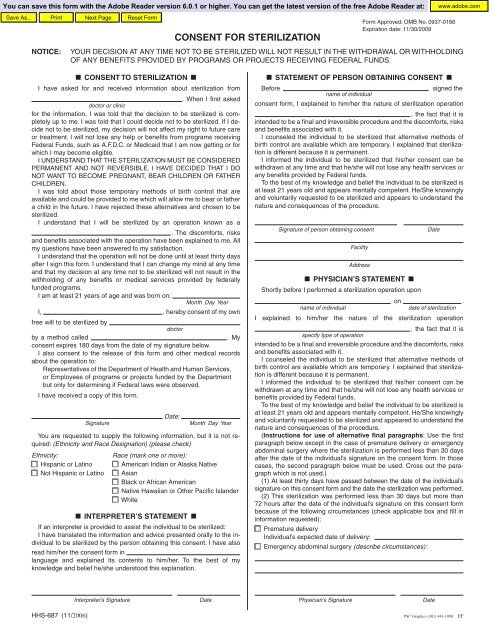 CONSENT FOR STERILIZATION - Kymmis.com