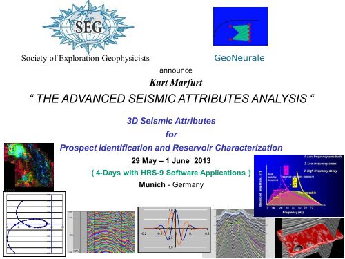 THE ADVANCED SEISMIC ATTRIBUTES ANALYSIS - GeoNeurale
