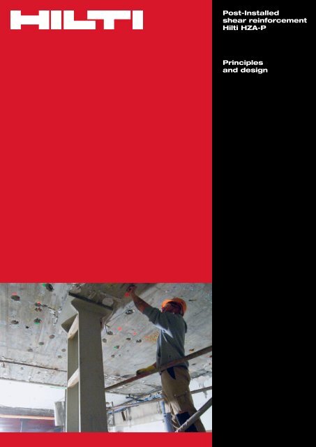 Post-Installed shear reinforcement Hilti HZA-P Principles and design