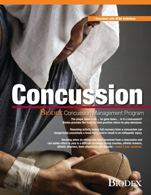 Brochure, Biodex Concussion Management Program